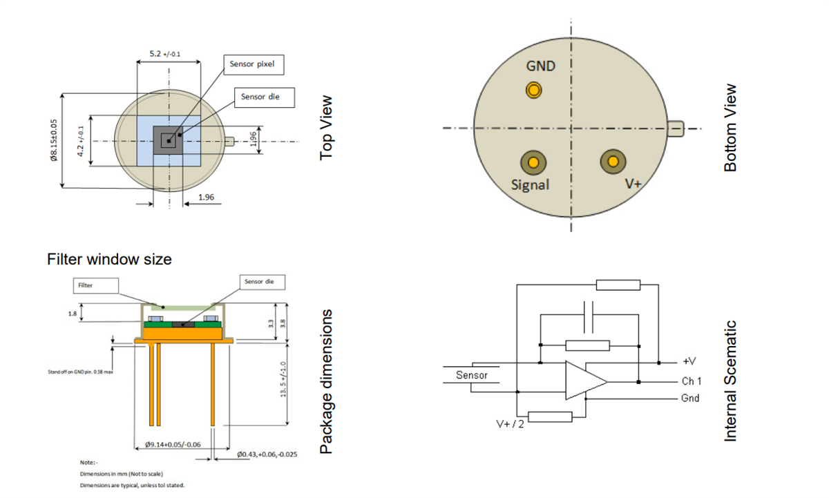 Thin Film Pyroelectric Flame Sensors - Broadcom | Mouser